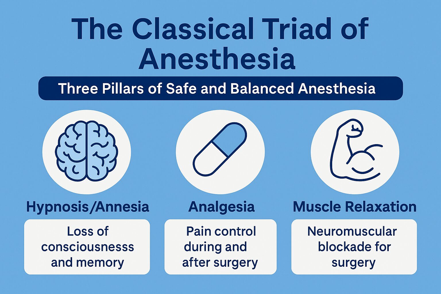 Quick Tip: Understanding the Classical Triad of Anesthesia-Your Three ...